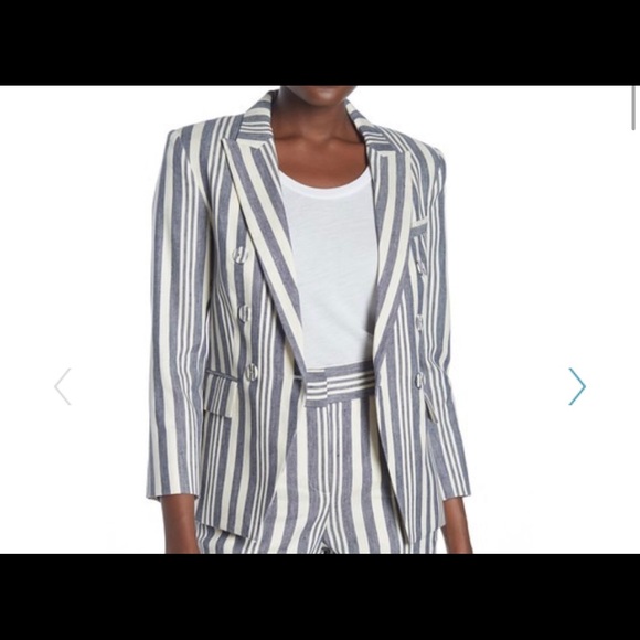 Veronica Beard | Jackets & Coats | Veronica Beard Geneva Linen Dickey ...